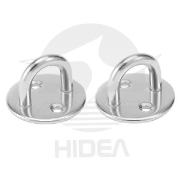 Stainless Steel Round Eye Plate | 2 Install Holes