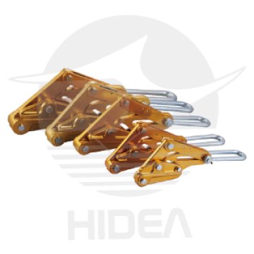 ALUMINIUM-MAGNESIUM ALLOY WIRE ROPE INSULATION GRIP WITH JAW TEETH